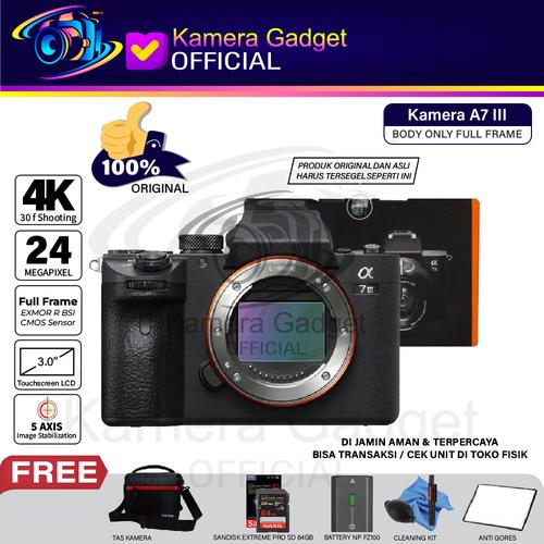 Promo SONY ALPHA A7III - SONY A7 MARK III BODY ONLY - CAMERA SONY A7M3 ...