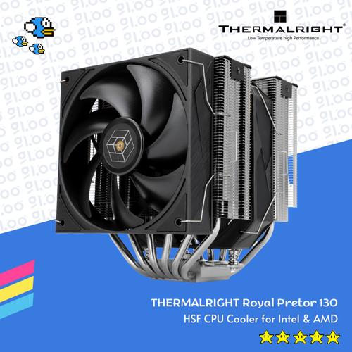 Jual Thermalright Royal Pretor 130 130mm | HSF CPU Cooler Dual Tower 6 Heatpipe for Intel & AMD ...