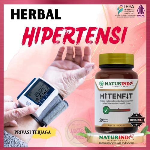 Jual Naturindo Obat Herbal Hipertensi Hitenfit Penurun Tekanan Darah ...
