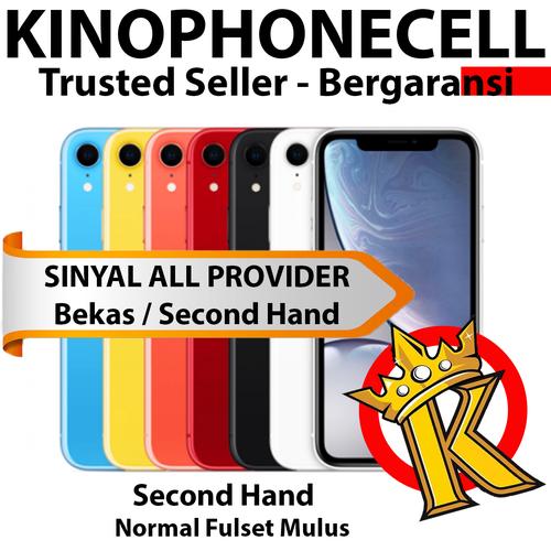Jual iPhone XR Inter Second IP XR 64GB 128GB 256GB Apple Original - 64 ...