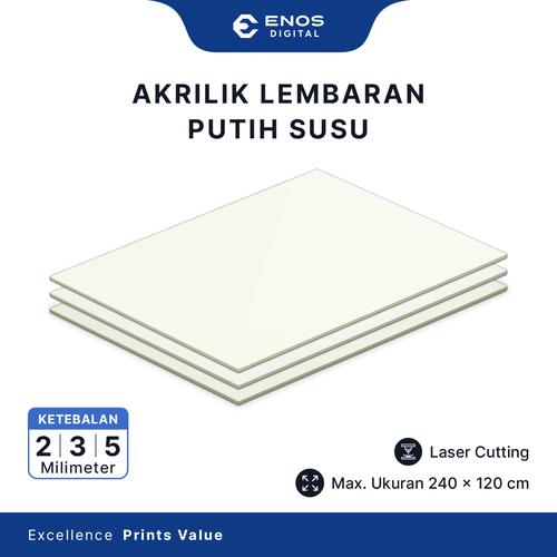 Jual Akrilik Putih Susu / Akrilik Lembaran Custom / Akrilik Potongan ...