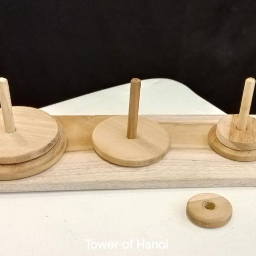 Jual Tower of Hanoi (Menara Hanoi). Puzzle Bangun (Spasial Dimensi 3 ...
