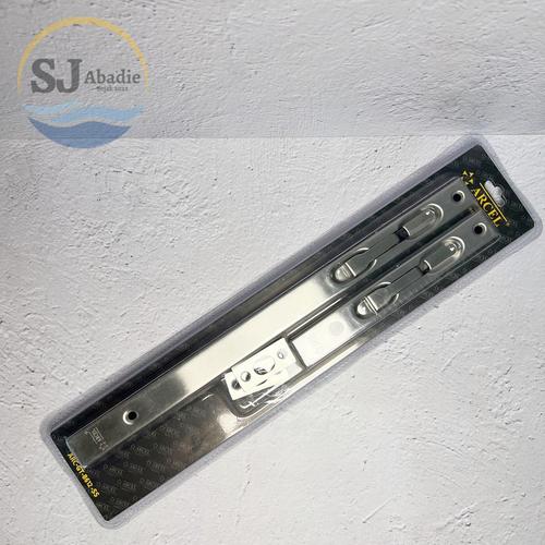 Jual ARCEL Grendel Slot Tanam Jendela Stainless Steel 12 + 6 Inch Kotak ...