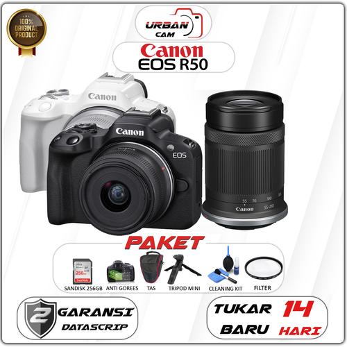 Jual Canon EOS R50 KIT RF-S 18-45mm f4.5-6.3 IS STM RESMI / Canon EOS ...