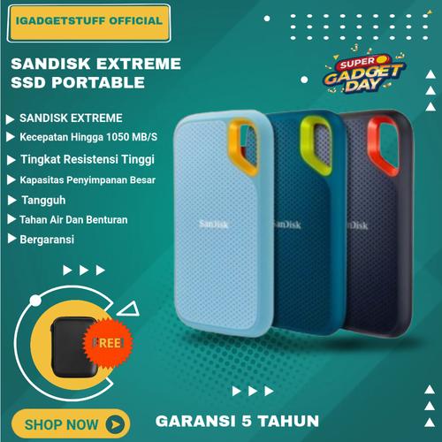 Jual Sandisk SSD Extreme External Portable V2 E61 2TB USB C 3.2 - 2TB 2000Mb - Jakarta Selatan ...
