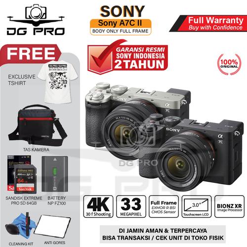 Jual Sony A7C II kit 28-60mm Mirrorless Alpha A7CII 28-60 mm A7 C Mark ...