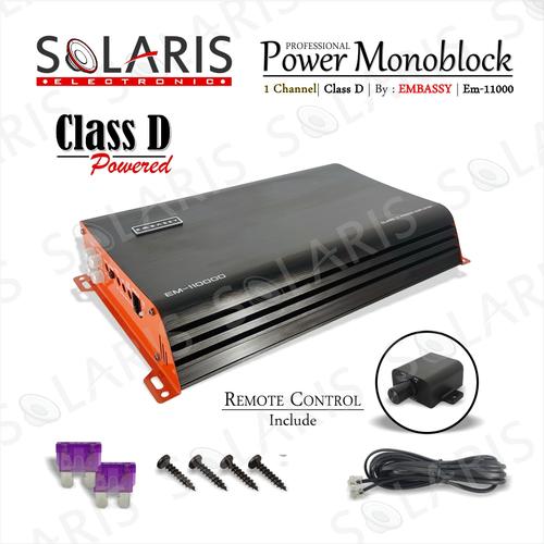 Jual Power Monoblock EMBASSY EM-11000 Class D 1 Channel Original ...