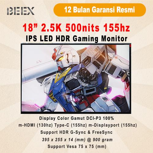 Jual Portable Monitor BeeX 16" Premium 2.5K 2560 x 1600 Portable ...