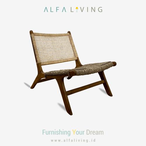 Jual ALFA LIVING Catania - Lounge Chair/Kursi Santai Rotan Alami ...