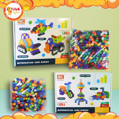 Promo Math Link Cube Blocks Learning Set 320/508Pcs | Building Blocks ...