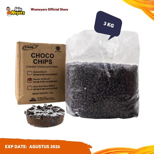 Promo Lagie Choco Chips 1/2 BLT 3 kg Topping Bahan Kue - Kota Surabaya ...