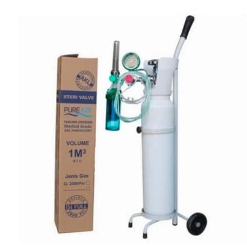 Jual Paket Set Lengkap Tabung Oksigen 1m3 Full Siap Pakai - HANYA TABUNG - Jakarta Timur ...