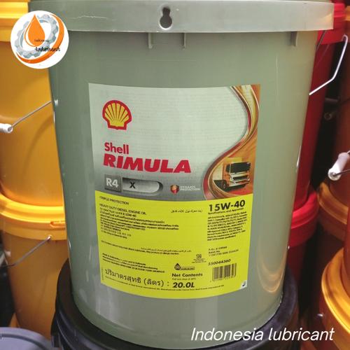 Jual Shell Rimula R4 X 15W-40 (Heavy Duty Diesel Engine) Oil Original ...