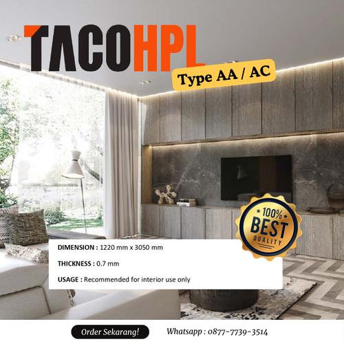 Jual TACO Laminate HPL Solid/Woodgrain Type Long 3 Meter Kode AA/AC Lapisan Furniture - Jakarta ...