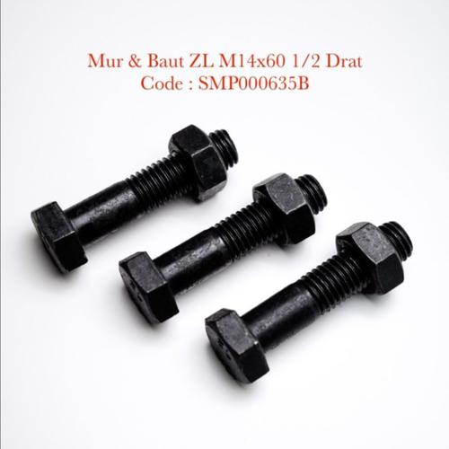 Jual Mur & baut M14 x 60 ½ drat TAIYO ZL 8.8 baja hitam - Jakarta Barat ...