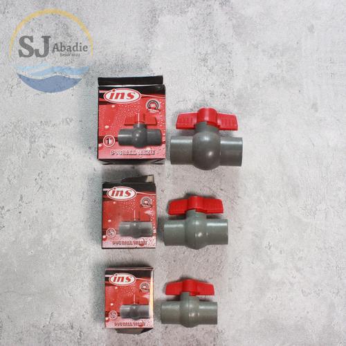Jual Stop Kran/Ball Valve Pvc INS 1/2 - 1 Inch - 3/4 INCH - Kota Surabaya - Surya Jaya Abadie ...