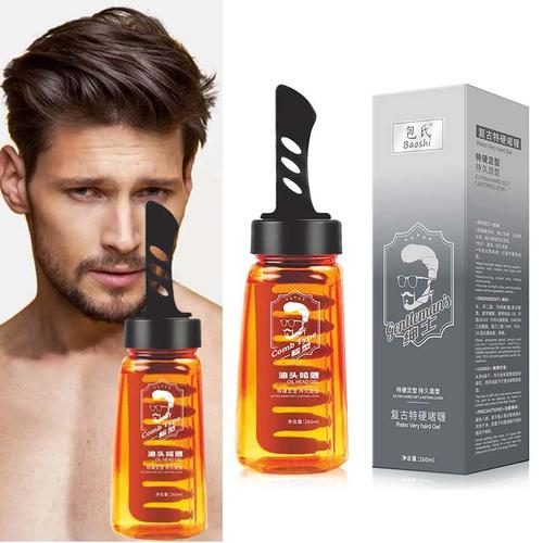 Jual COD Cowok Gel Rambut Sisi 260ml Minyak Rambut Hair Gel Hair Spray ...
