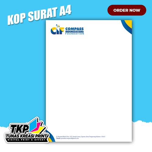 Jual KOP SURAT DIGITAL PRINT UKURAN A4 HVS 80 GR / RIM - Kota Tangerang ...