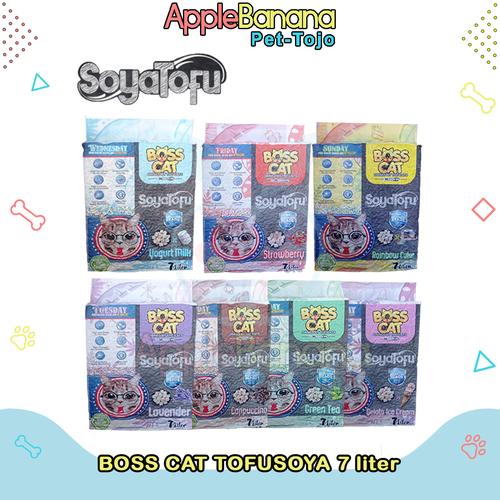 Jual BOSSCAT boss cat tofu soya 7 L - pasir kucing TOFU SOYA 7 LITER ...