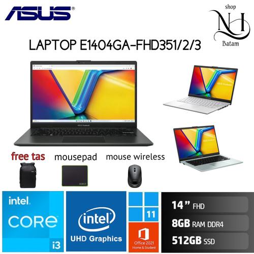 Jual Asus Vivobook Go 14 E1404GA FHD351 FHD352 FHD353 /Core i3-N305/8GB ...