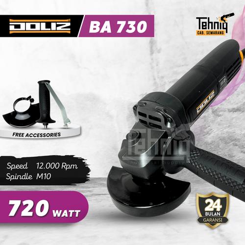 Jual Mesin Gerinda Tangan BA730 Gurinda 4" DOLIZ BA 730 Disc Grinder ...