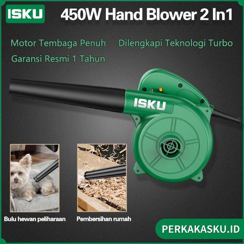 Promo ISKU 450W Hand Blower 2In1 Meniup/Menghisap Peniup Debu Pengering ...