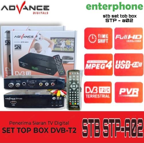 Jual Advance Set Top Box STB / STP-A01 Digital DVB-T2 Receiver Full Hd / STB WIFI_GFO - Kota ...