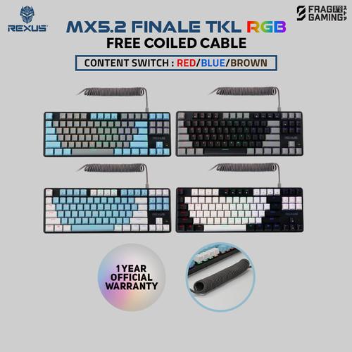 Jual Rexus Legionare MX5.2 / MX 5.2 / MX52 Finale TKL Mechanical ...