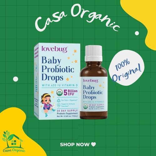 Promo LOVEBUG BABY PROBIOTIC DROPS 5 BILLION CFU UKURAN 10ML 10 ML ...