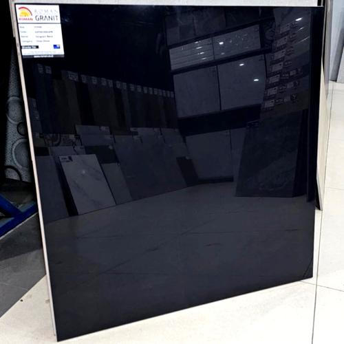 Jual Granit ROMAN GT609003FR Gangnam Black / Granit Hitam Polos Glossy ...