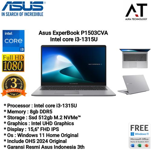 Promo Asus Expertbook P1503CVA i3 1315U 8GB SSD 512GB 15,6" FHD IPS WIN ...
