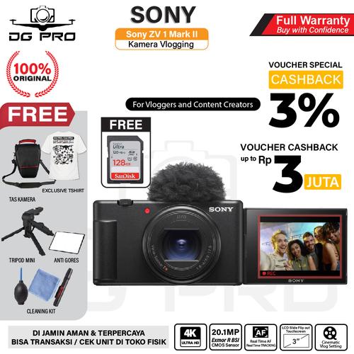 Jual Sony ZV1 II Vlogging Camera ZV-1 Mark 2 Sony Z V1 2 ZV1II Original ...