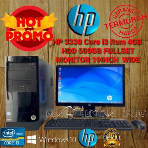 Jual PC Core i3 Gen3 Ram 4GB HDD 500GB wINDOWS10 Fullset Monitor 19inch Siap Pakai Komputer ...