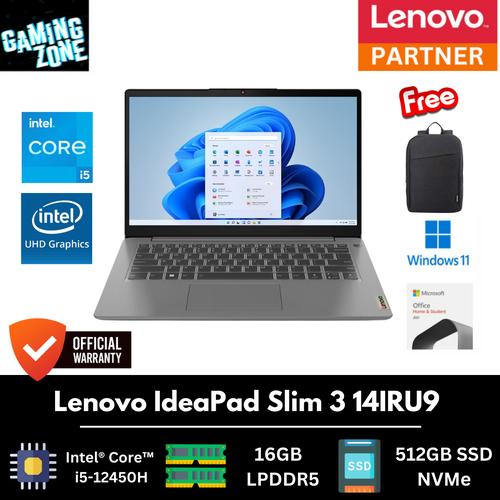 Jual Laptop Lenovo IdeaPad Slim 3 14IAH8 77ID 78ID/Core i5-12450H/16GB ...