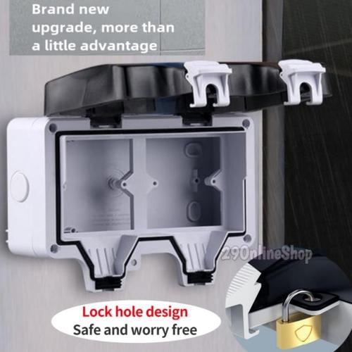 Jual Box Kotak Cover Pengaman Safety Penutup Stop Kontak Switch Colokan ...