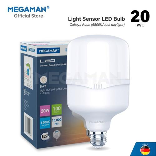 Jual MEGAMAN Lampu Sensor LED T-Bulb LS MEGAMAN 20W 30W 40W E27 Cahaya ...