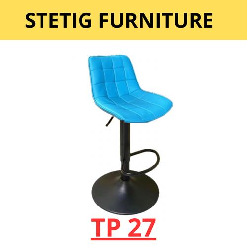 Promo BARSTOOL BIRU / KURSI CAFE TINGGI / KURSI TINGGI HIDROLIK / KURSI ...