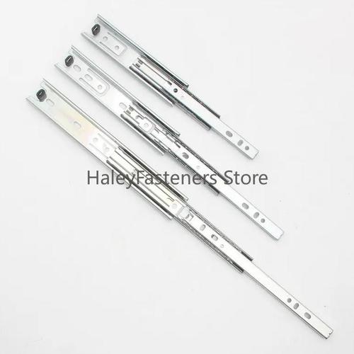 Jual 2 Pieces/pair Drawer Track Drawer Slide Three Rail Drawer Guide ...