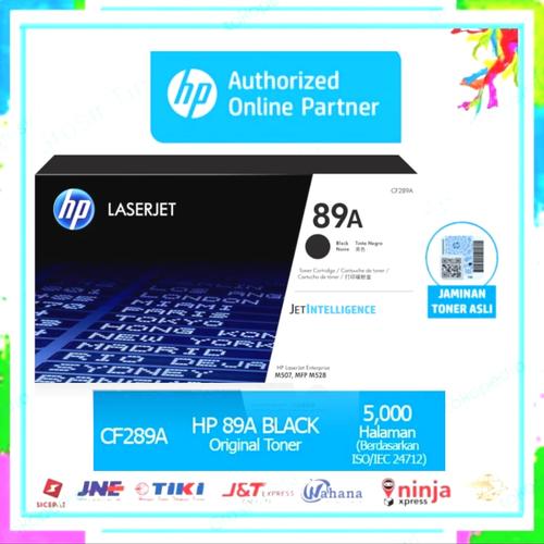 Jual HP 89A CF289A Black original Laserjet Toner cartridge - Jakarta ...