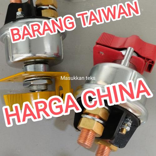 Jual Isolation Switch / Battery Isolator 300 Ampere + LEVER KIT YELLOW ...