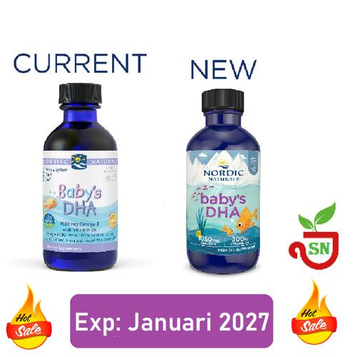 Jual NORDIC NATURALS Baby's DHA Omega 3, 60 ml Brain Eye - Baby DHA ...