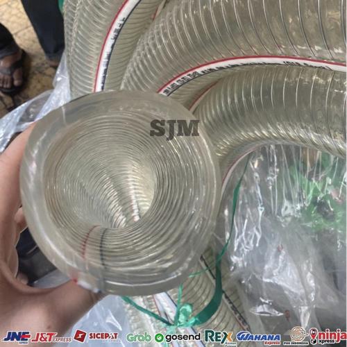 Jual Selang kawat spiral / selang spring ukuran 2" inch permeter merk ...