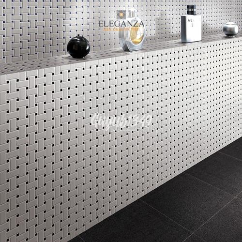 Jual Eleganza Tile PORCELAIN MOSAIC Oct. White Matte N-EQWN82154 30 X ...