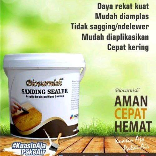Jual Sanding sealer biovarnish penghalus kayu waterbased 1kg - Jakarta ...
