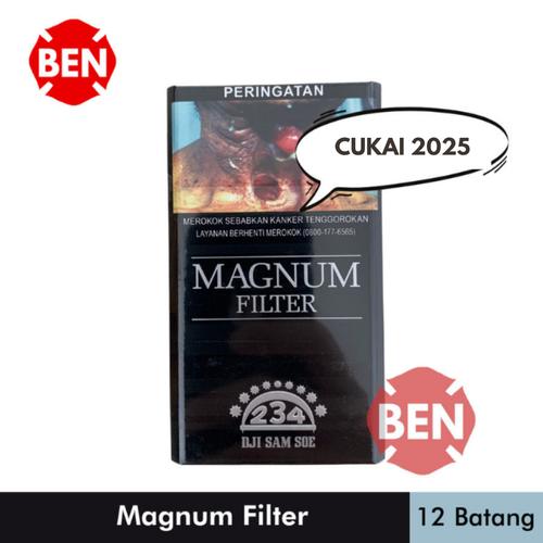 Jual Dji Sam Soe Magnum Filter 12 Batang / Black Hitam / Rokok Samsu ...