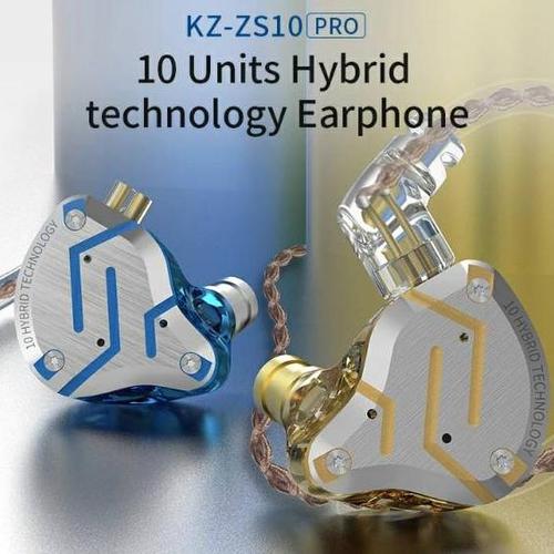 Jual Kz Zs10 Pro With Mic 4Ba+1Dd Hybrid Technology Earphone 5 Driver ...