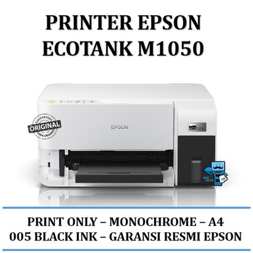 Promo Printer Epson EcoTank Mono M1050 A4 - Garansi Resmi Cicil 0% 3x - Jakarta Pusat - Das ...