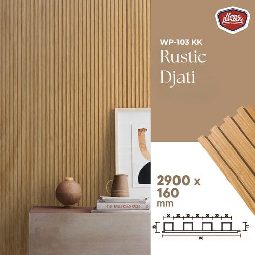 Jual PLAFONESIA [2.9m x 16cm x 3cm] Premium, WPC Wall Panel Dinding ...