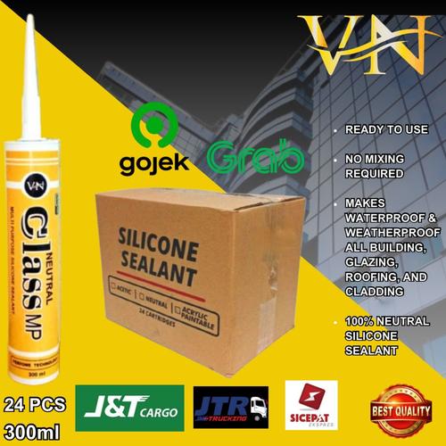 Jual Lem Silikon VN CLASS MP MULTI PURPOSE SILICONE SEALANT (Harga 1DUS ...