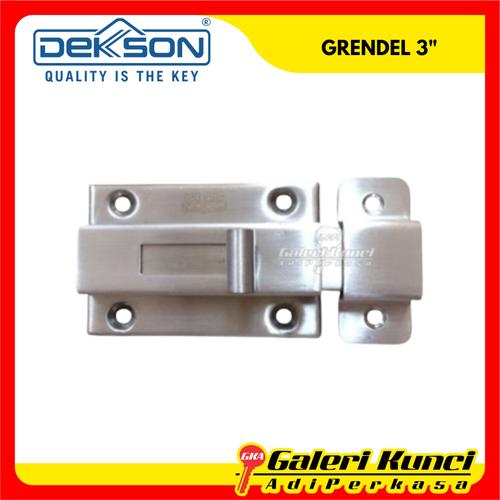 Jual Grendel Dekson Dekkson D02 3 Inch SSS Door Bolt Grendel Jendela ...
